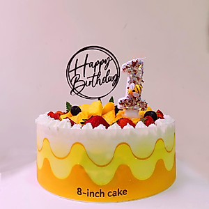 Bee Number 1 Candle Birthday Girl First 1 Cake Topper Birthday Candles Bees Cake Decorations Honey Bee Cupcake Toppers Happy Bee Day Decor