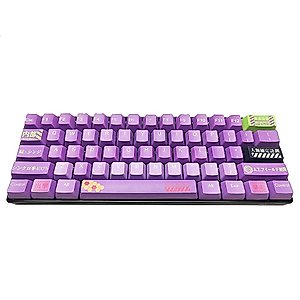 Kooku RiCKONS 108 Anime keycaps Dye Sublimation Personalized Keycaps for Mechanical Gaming Keyboards (Cherry Switches) (EVA)