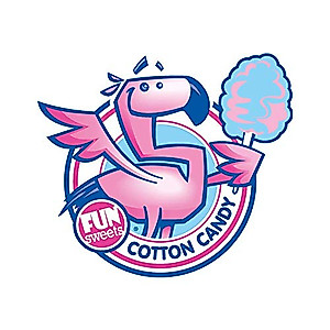 Fun Sweets Cotton Candy (Classic Pink & Blue Blend, 12 Count)