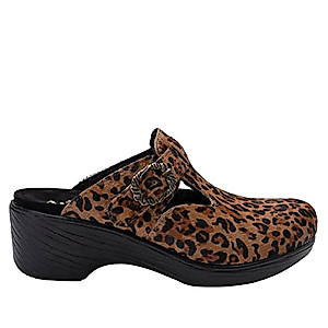 Alegria Women's Selina Safari Leather Clog 8-8.5 M US