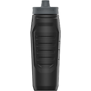 Under Armour Squeeze Water Bottles, 32 oz Water Bottles, Sideline Sports Water Bottle with Quick-Shot Lid, Quick & Easy Hydration, Gym Water Bottles, Squeeze Bottle, 1 32oz Bottle