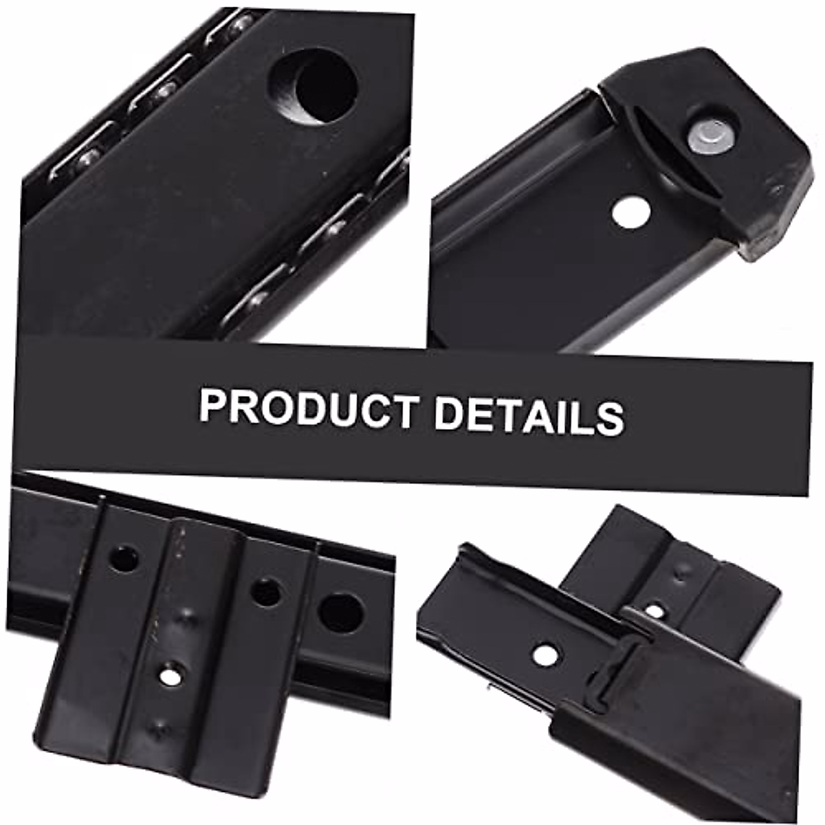 1 Pair Keyboard Track Vanity Accessories Silent Keyboard Black Keyboard Under Desk Tray Keyboard Drawer Keyboard Tray Ke