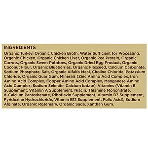 Castor & Pollux Organix Grain Free Butcher & Bushel Organic Carved Turkey Dinner in Gravy Adult Canned Dog Food, 12..7oz cans (Pack of 12)