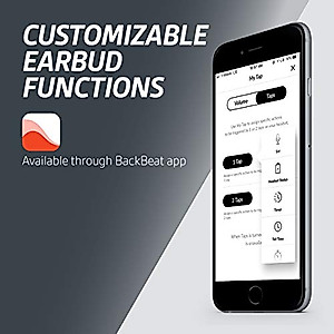 Plantronics 211856-99 Backbeat Fit 3100 True Wireless Earbuds, Sweatproof and Waterproof In Ear Workout Headphones, Grey