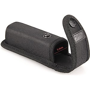 ULTRAFIRE WF-502B Tactical Flashlight with Holster, Single Mode 1000 Lumens LED Flashlight with Duty Belt Holster, Bright Small EDC Flashlight with Torch Case Holder Pouch (Battery Not Included)