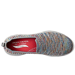 Skechers Go Walk Arch Fit Multicolored Knit Gray/Multi 7 B (M)