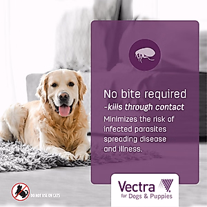 Vectra® for Dogs & Puppies Flea Treatment & Prevention for Large Dogs (56-100 lbs.) 3-Month Supply