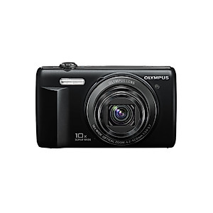 OM SYSTEM OLYMPUS VR-340 16MP Digital Camera with 10x Optical Zoom (Black)