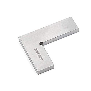 T Tulead Machinist Square Precision Square Carbon Steel Solid Machinist Square Woodworking Square 50x40mm/2"x1.57"