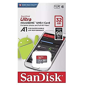 SanDisk 32GB Ultra Micro SDHC Memory Card Class 10 Works with Kodak Smile and Kodak Printomatic Instant Film Camera (SDSQUAR-032G-GN6MN) Bundle with (1) Everything But Stromboli Micro Card Reader