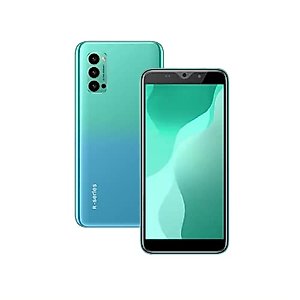 1G RAM 4G ROM，X11 aderroo Android Smartphone, 5.0-inch Screen，Front and Rear Cameras，Only Supports Dual SIM Card Frequency Band of 3GWCDMA：850/2100MHZ，Unlocked Cell Phone（Blue-Green）