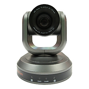 HuddleCamHD 10X-GY-G3 2.1 MP 1080p Indoor PTZ Camera, 10x Optical Zoom, 30 fps, Gray