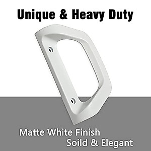 EASILOK Sliding Patio Door Handle Set with Mortise Lock, Heavy Duty Replacement Sliding Glass Door Handle Set, Fits Door Thickness from 1-1/2" to 2-4/25", 3-15/16”Screw Hole Spacing, Non-Handed