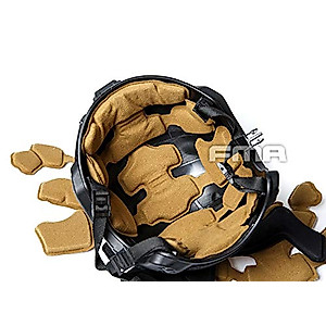 ATAIRSOFT FMA Tactical MT Helmet Pad Set Internal Protective Enhanced Memory Foam Cushion Airsoft Helmet Accessories