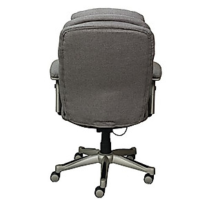 Serta Works Executive Office Chair with Back in Motion Technology, Seamless Light Gray Fabric