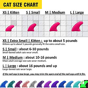 12 Colors / 120 pcs Cat Claw Covers | Cats Nail Caps with Adhesives and Applicators (M)