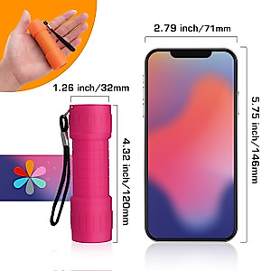 EverBrite 9-LED Flashlight 6-Pack Compact Handheld Torch Assorted Colors with Lanyard 3AAA Battery Included (Hurricane Supplies, Camping)