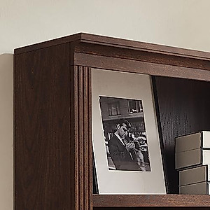 JAHRSTIM Multi-Depth Bookshelves and Bookcase Floor Standing 5 Tier Display Shelves Organizer and Storage, 72in Tall Bookshelf for Home Office, Living Room, Bed Room, Kitchen, Dark Cherry