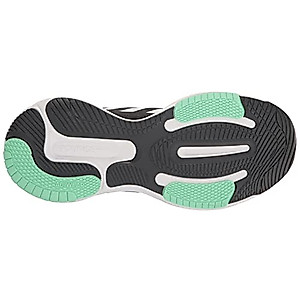 adidas Women's Response Super 3.0 Sneaker, Carbon/White/Pulse Mint, 9