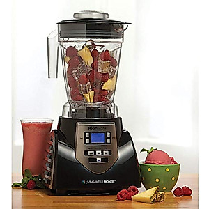 Healthmaster Elite JLA-8 Professional Countertop Blender, Emulsifier 1200-Watt with 60-oz BPA Free Jar Stainless Steel Blades for Frozen Drinks, Smoothies, Sauces & More, Black