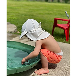 Camptrace Baby Swim Hat UPF 50+ UV Protection Sun Hat Baby Beach Hat for Baby Boys Girls Light Pink