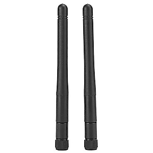 2Pcs 5DBI DualBand 2.4G/5G Omni-Directional WiFi Antenna with RP-SMA Connector for Wireless Network Router, PCI/PCIe Card, USB Adapter, IP Camera(4.3in)