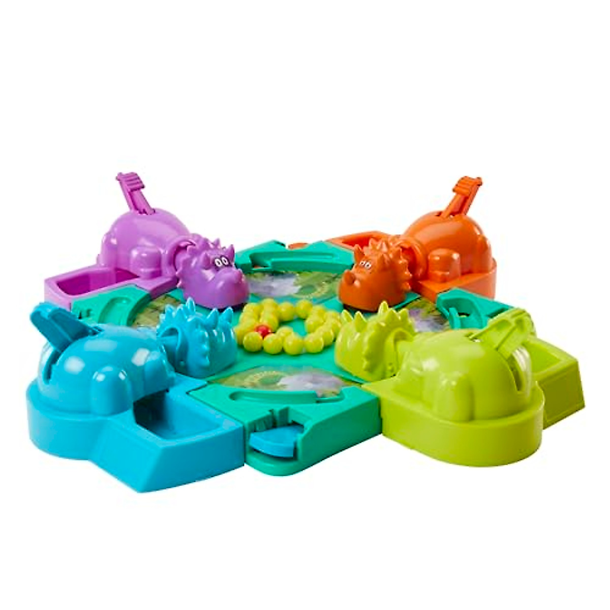 Hasbro Gaming Hungry Hungry Hippos Dino Edition Board Game, Pre-School Game for Ages 4 and Up; for 2 to 4 Players (Amazon Exclusive)