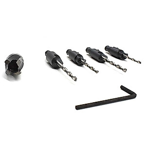 Big Horn 13201 Counter Sink Set with 3/8 Plug Cutter