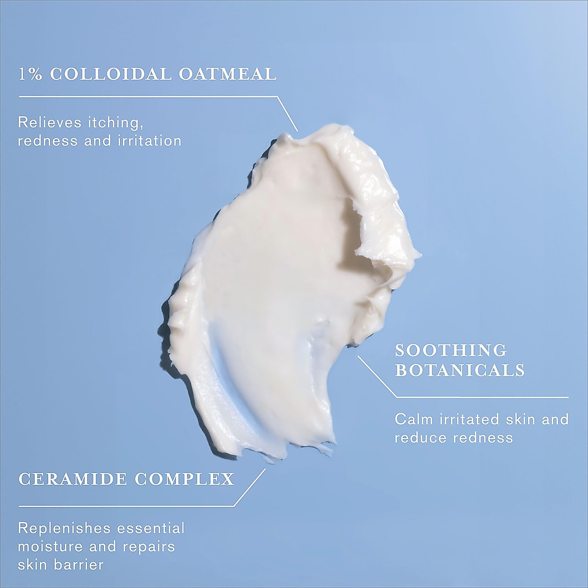 DERMAdoctor Calm Cool + Corrected Clinical Hydra Repair Cream for Face and Body with 1% Colloidal Oatmeal, Moisturizing Skin Repair for Dry, Eczema & Dermatitis Relief + Anti Itch - 6 oz