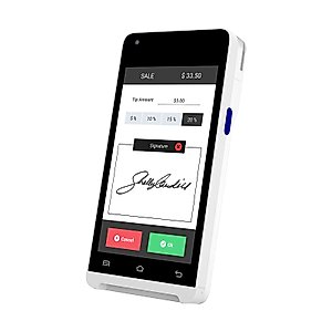 Valor PayTech VP550E POS Eco-Friendly Terminal | 5” Touchscreen, Android 12, 3.8V/3600mAh Battery, PCI PTS 6.x Certification, Paperless e-Receipts, Wi-Fi, 5G/4G/3G & Bluetooth 2.1/5.0