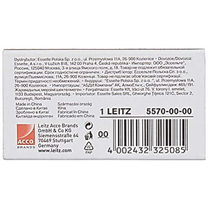 Leitz 55700000 P3 Power Performance 24/6 Staples, Strong Steel, Length 6 mm, 1000 Staples, Staples Up to 30 Sheet Capacity