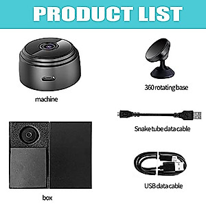 2023 Upgraded 1080P Home Security Camera Detector - Indoor Camera Home Security Camera Wireless WiFi Camera - Car Cameras for Surveillance