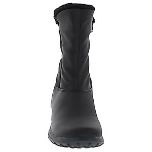 totes Women's Rikki Snow Boot, Black, 10 Wide
