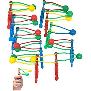 Mini Colorful Clackers (12 Pack) 4" Perfect Noisemakers for Parties, Sporting Events, Graduation Celebrations, Birthday Surprise Party or any other Noise Requiring Occasion!