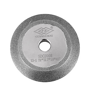 Housoutil 200 Drill Wheel Grinding Wheel for Drill Grinding Wheel Dressing Tool Milling Wheel Concrete Grinding Disc Metal Drill Bit Polishing Disc Polishing Wheel Diamond X3 Heavy