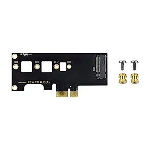 waveshare PCIe to M.2 Adapter Supports Raspberry Pi Compute Module 4 Adapter for NVMe Protocol M.2 Faster Reading/Writing Improving Efficiency