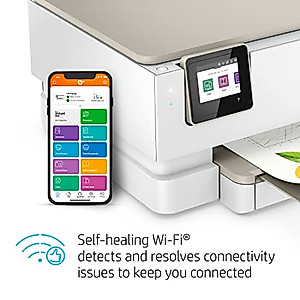 HP ENVY Inspire 7255e Wireless Color All-in-One Printer with bonus 6 months Instant Ink (1W2Y9A) White