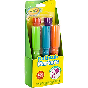 Crayola Bathtub Markers with 1 Bonus Extra Markers AND Crayola Bathtub Crayons with 1 Bonus Extra Crayons