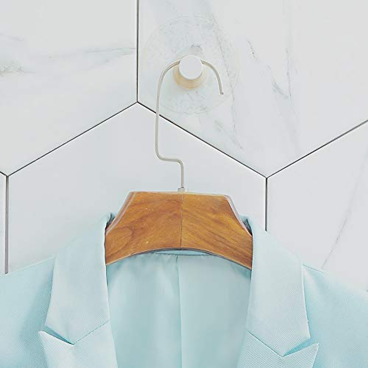 Heasa 4 Pack Hooks,No Drills Key Hooks, Hat Hooks, Storage Wall Mounted Coat Hanging Hook for Coat, Wardrobe Closet Towel Key Robe Hook (Aluminium Alloy)