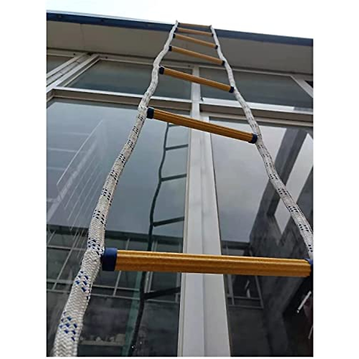 FGQCBBYC Rope Ladder,Fire Escape Ladder, Escape Ladders Nylon Home Climbing Engineeladder Portable Emergency Escape Ladder Durable Fire Escape Ladder/3M/10Ft