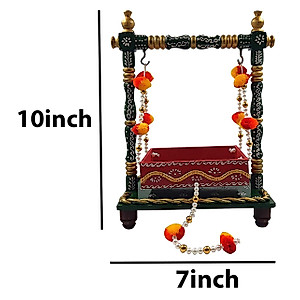 Laddu Gopal Jhula Decorative Jhula Jhula for Laddu Gopal Janmashtami Jhula