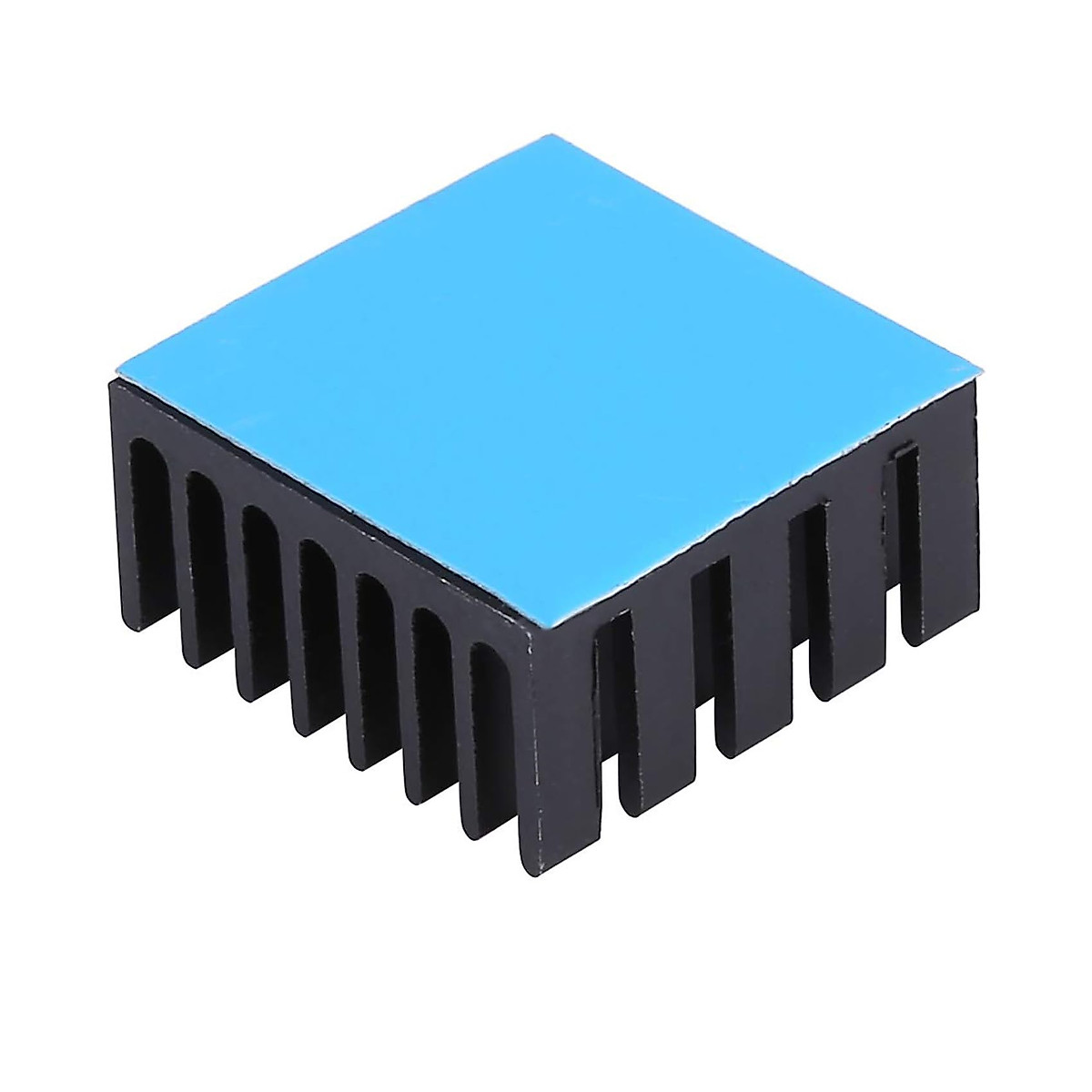 Awxlumv 10PCS 20mm Heatsink Kit 20x20x10mm/ 0.79x0.79x0.39inch with Thermal Conductive Adhesive Tape, Cooler Heat Sink for Cooling GPU IC Chips VRAM VGA RAM (20mmx20mmx10mm)