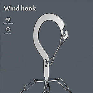 LIUZH 360° Underwear Socks Clothespin Square Stainless Steel Clothes Rack Socks Clothes Drying Rack 26 Pieces