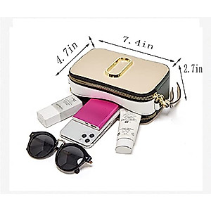 Women Crossbody camera Bags Small Shoulder PU Leather Handbags Cell Phone Purse thick strap cross bodys Clutch