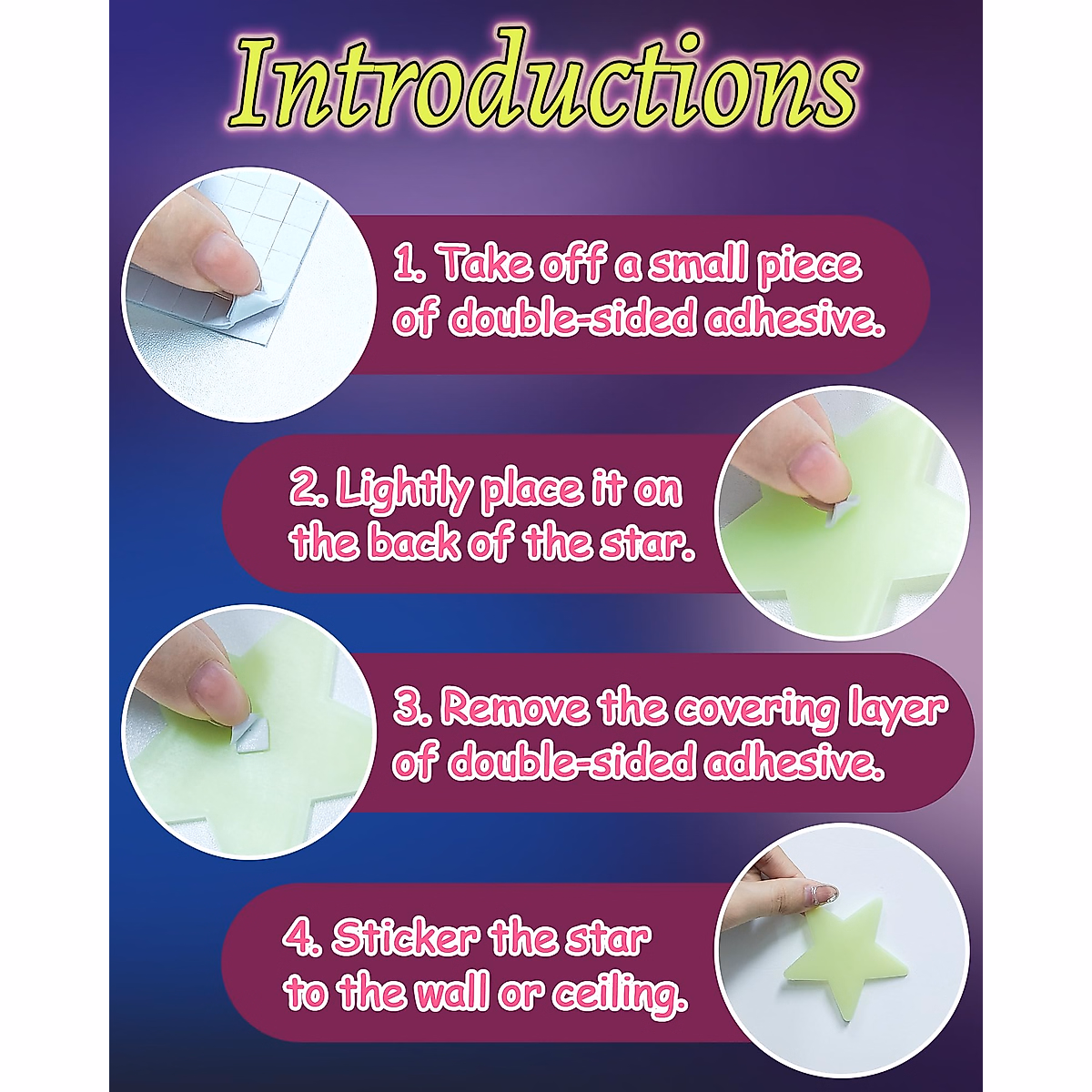 Greingways 201 Pcs Glow in The Dark Stars Stickers for Ceiling Bedroom, Stocking Stuffers for Kids Ages 2-4, 3-5, 4-8, 8-12, Kids Wall Room Decor Toddler Stocking Stuffers for Boys Girls