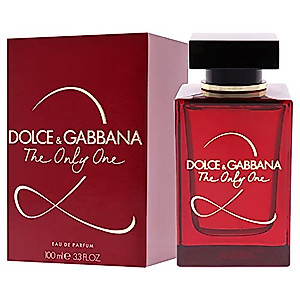 Dolce & Gabbana The Only One 2 For Women Eau De Parfum Spray, red , 3.3 Ounce ( New 2019)
