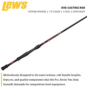 Lew's KVD Series Graphite Casting Rod 7'6" Flipping Pitching