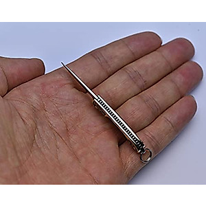 JPCRMOV Mini Pocket Knife for Men, Smallest Folding Knife Keychain Knife Tiny EDC Micro Lightweight 9g