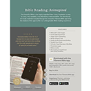 NLT Wide Margin Bible, Filament Enabled (LeatherLike, Autumn Leaves, Red Letter): DaySpring Signature Collection