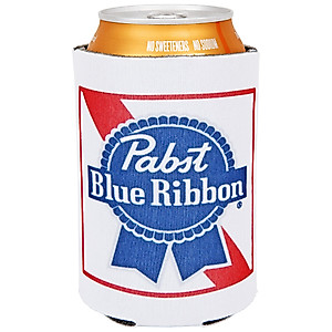 Pabst Blue Ribbon Classic Logo 12oz Insulated Can Cooler